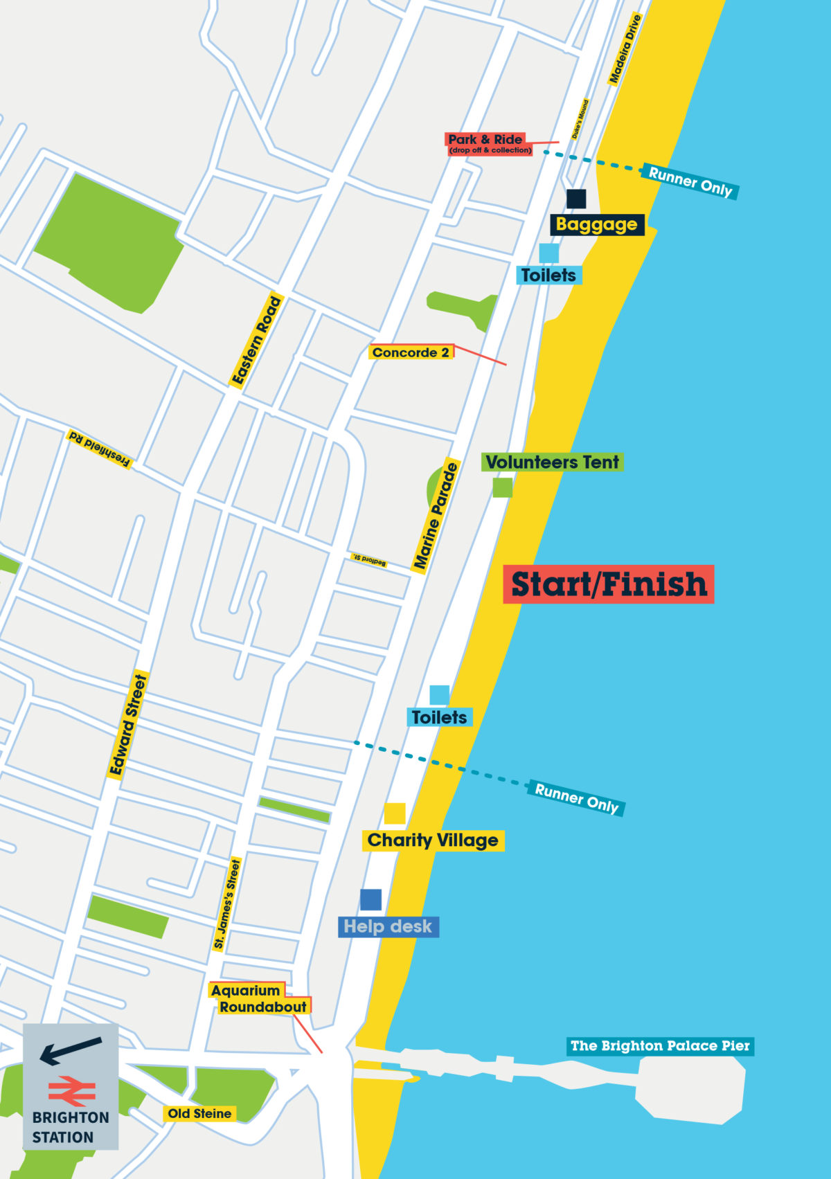 The Course - Brighton Half Marathon