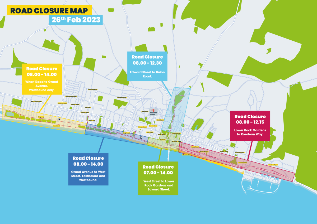 The Course - Brighton Half Marathon