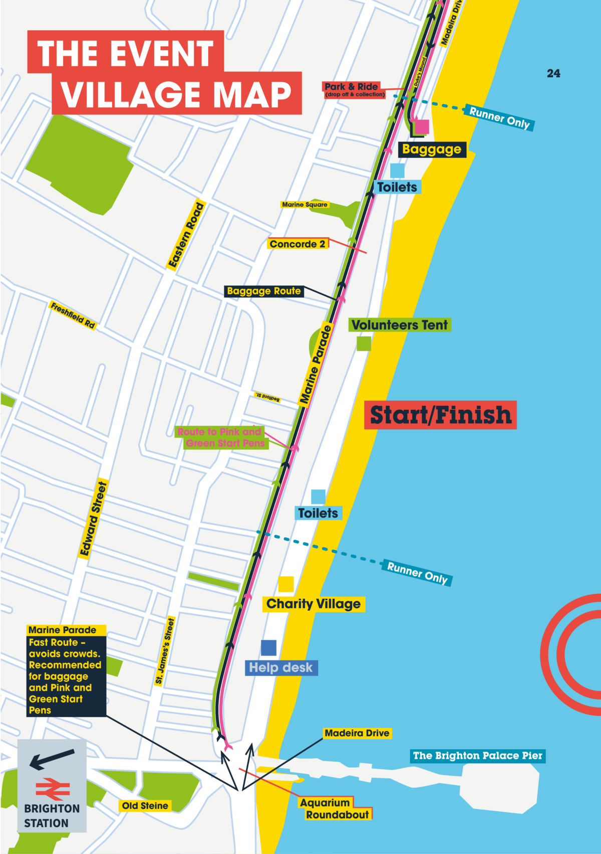 The Course - Brighton Half Marathon