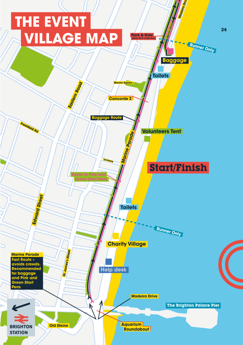 The Course - Brighton Half Marathon